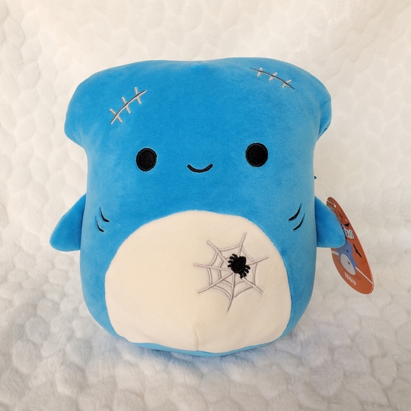 Squishmallows | Toys | Bnwt Nitro The Blue Shark With Spiderweb And ...